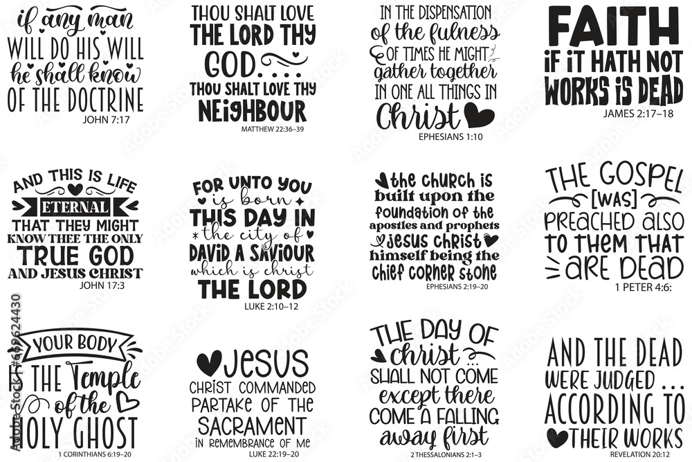 Christian religious lettering inspirational phrases SVG And T-shirt ...