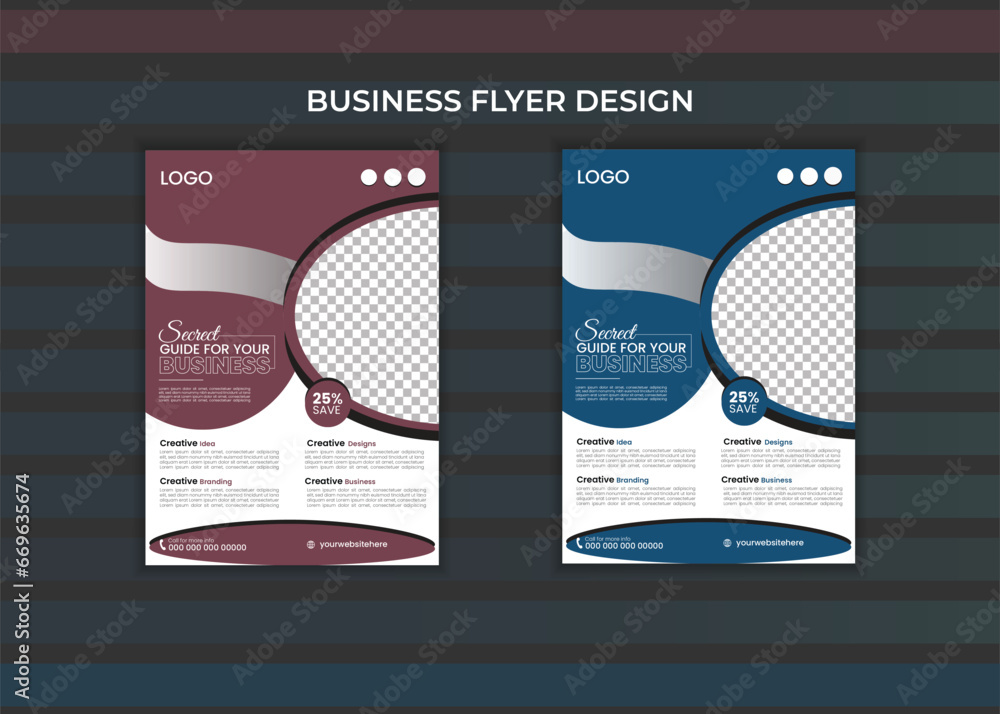 Business Flyer Corporate Flyer Template vector illustration template in ...