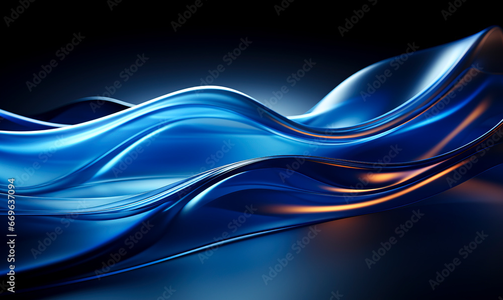 Explore the artistic side of design with these blue forms, created with ...