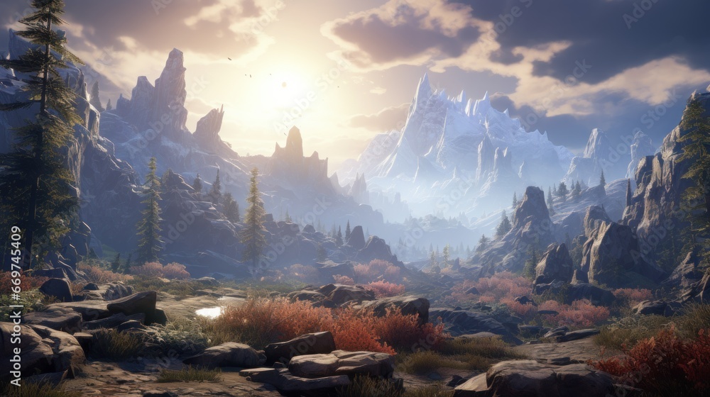 Explore the role of stunning landscapes in creating immersive and ...