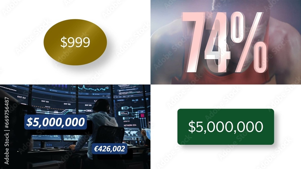 Flexible Number Counter Overlay Stock Template | Adobe Stock