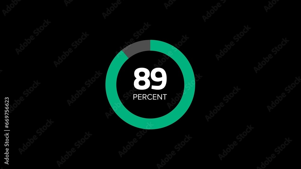 Circular Percentage Infographic with 3 Styles Stock Template | Adobe Stock
