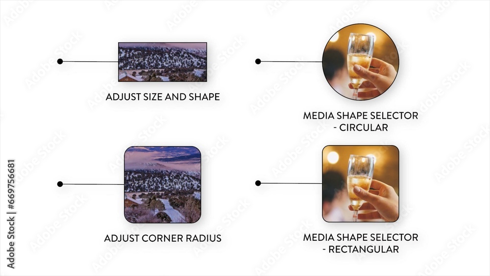 Callout Box with Media Stock Template | Adobe Stock