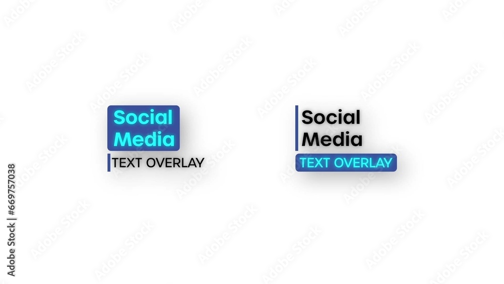 Modern Social Media Text Overlay Stock Template | Adobe Stock