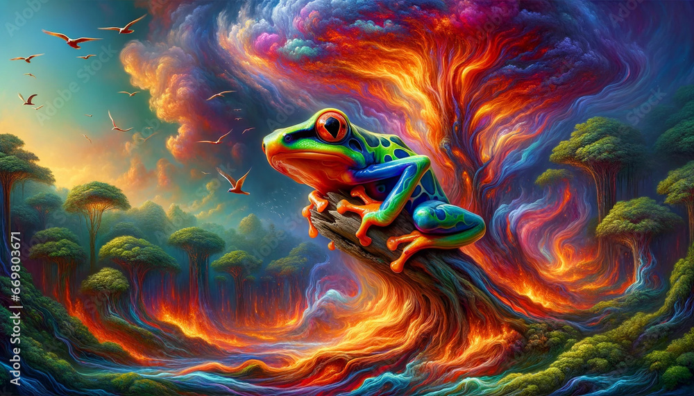 Amazon Dart Frogs on the Brink: Forest Fires' Impact on an Amphibian in ...