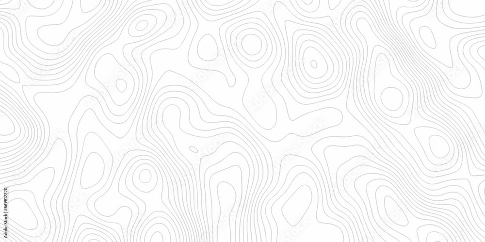 Background with wave lines Topographic map. Geographic mountain relief ...