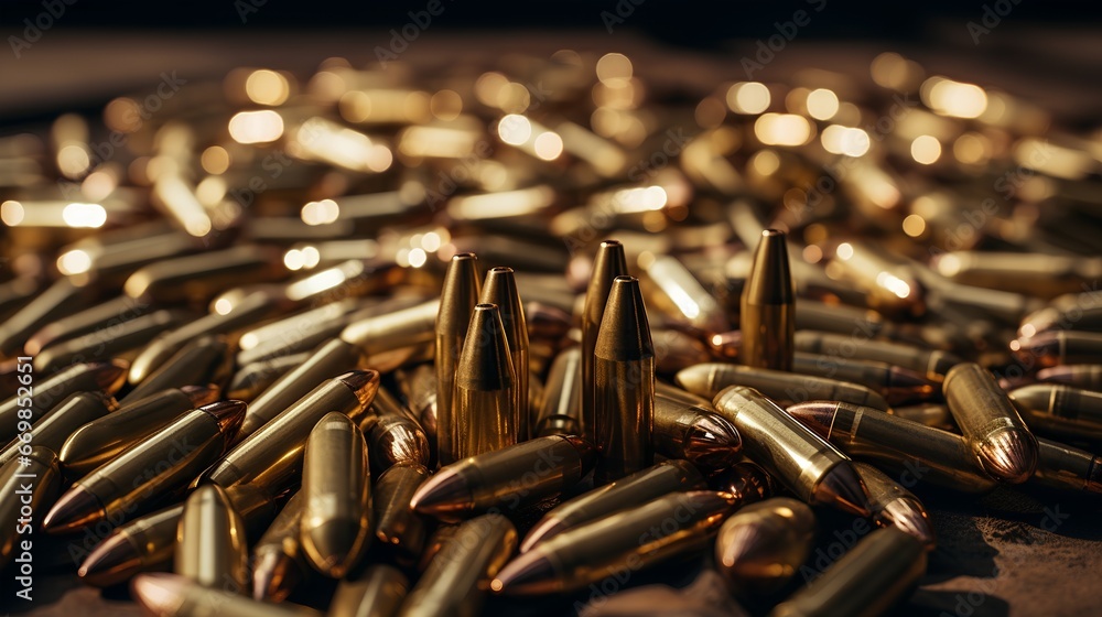 Bullet shells of different sizes for military ammunition production and ...