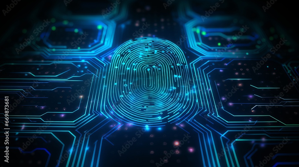 enhancing security: digital fingerprint scanner for biometric identity ...