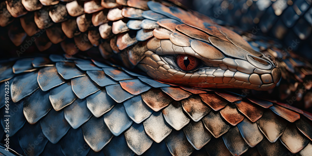 Snake skin scales textured up close macro background backdrop ...