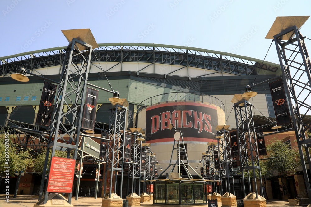 Arizona Diamondbacks Ballpark - Chase Field is a baseball park stadium ...