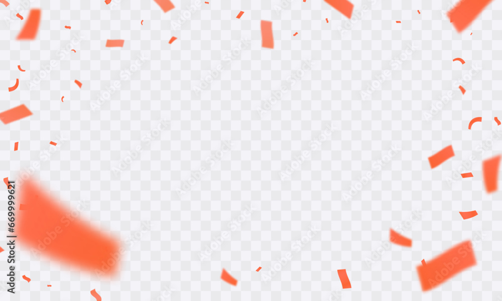 Vibrant burst of confetti: Vector PNG illustration of multicoloured ...