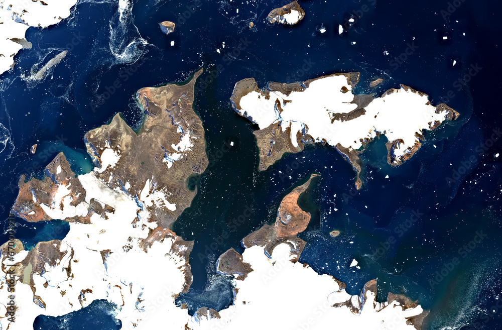 Antarctica In A Satellite Image Open Source Sentinel Data Stock Photo Antarctica In A Satellite Image Open Source Sentinel Data Stock Photo