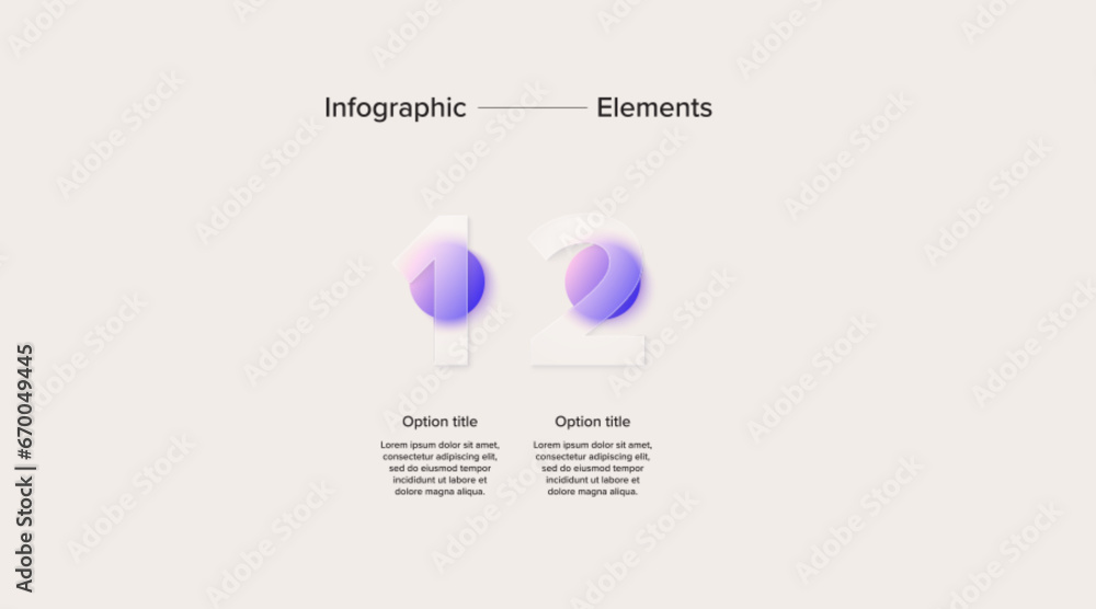 Grafika wektorowa Stock: Business process chart infographics with 2 ... Grafika wektorowa Stock: Business process chart infographics with 2 ...