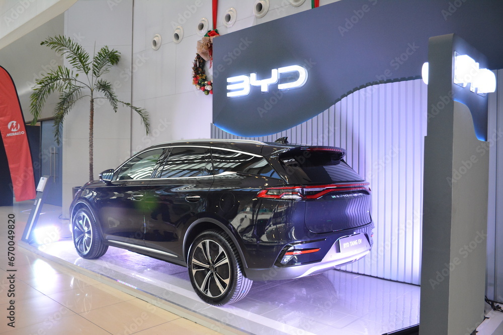 Byd tang EV at Philippine electric vehicle summit in Pasay, Philippines ...