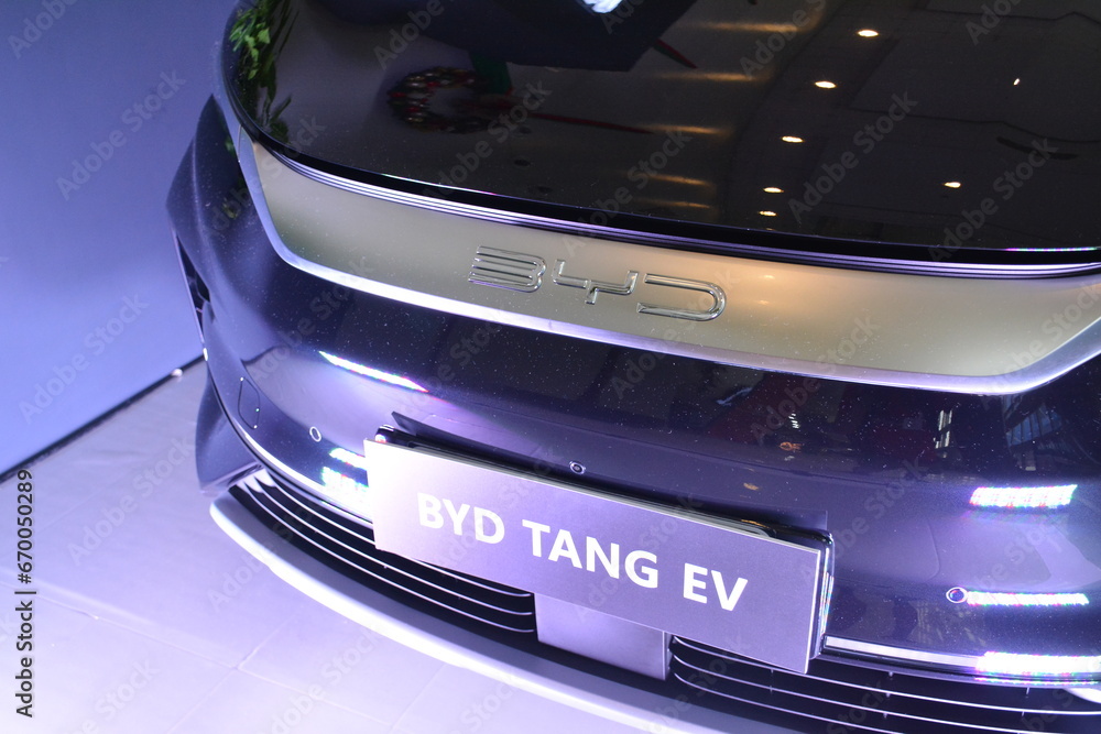 Byd tang EV at Philippine electric vehicle summit in Pasay, Philippines ...