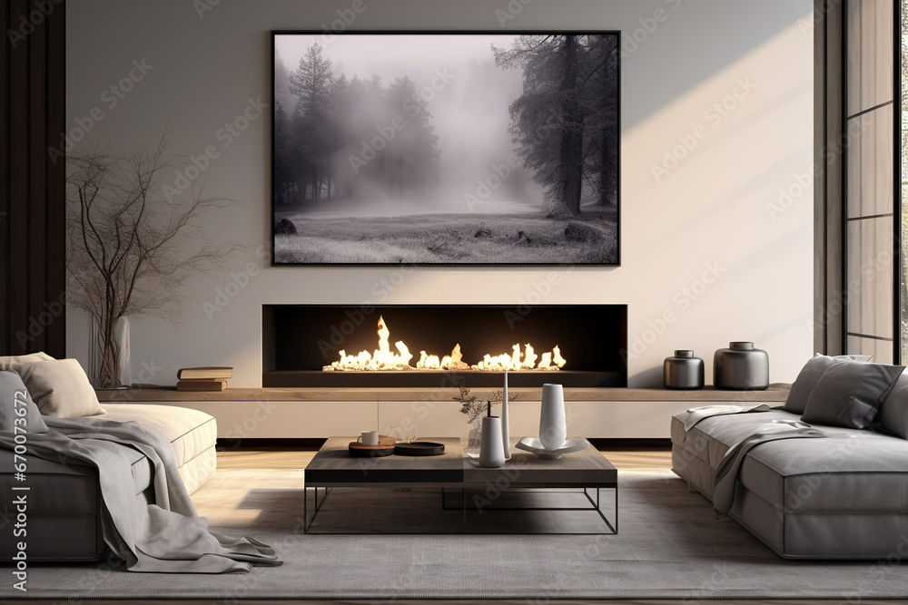 modern contemporary luxury interior design of a living room with couch ...