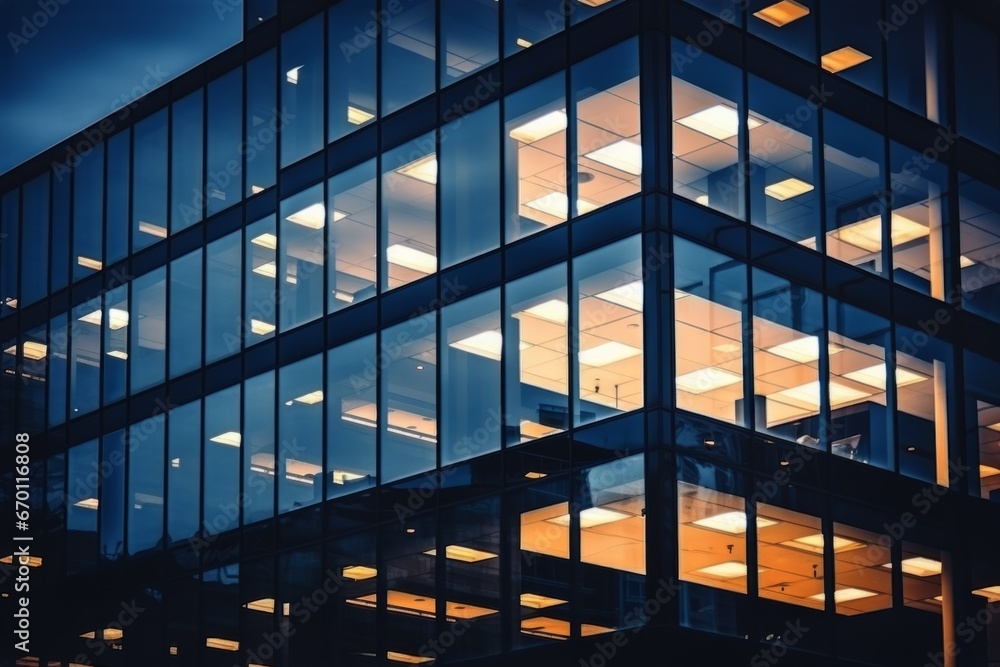 Modern office building business sustainable architecture urban project ...