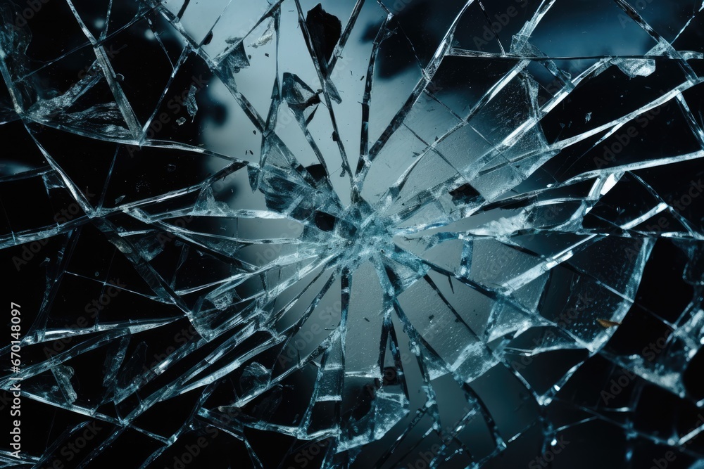Broken glass texture background. Fragility and violence concept ...