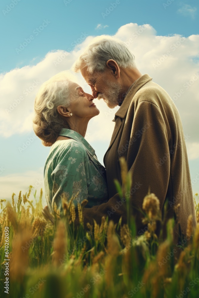 Old lovers, eternal love. The timeless love story of old lovers who ...