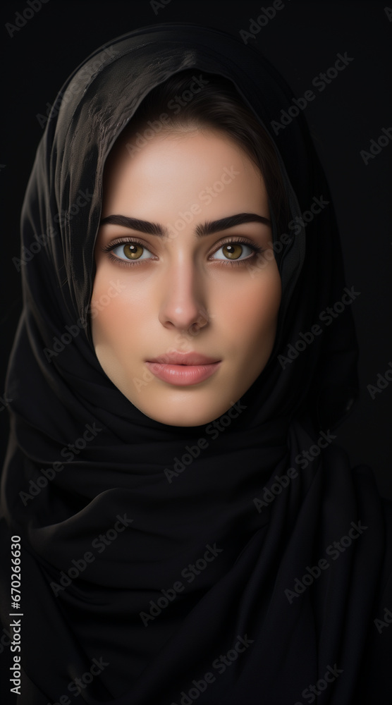 Beautiful 25 year old Syrian Muslim woman with a neutral level of ...
