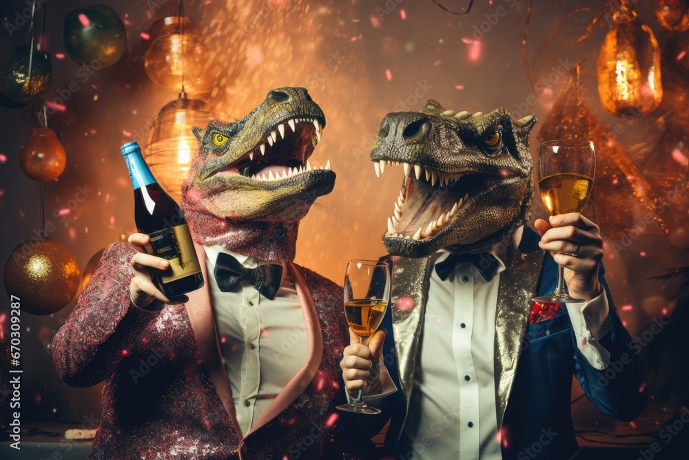 concept holidays absurd boombox vintage music listening champagne ...