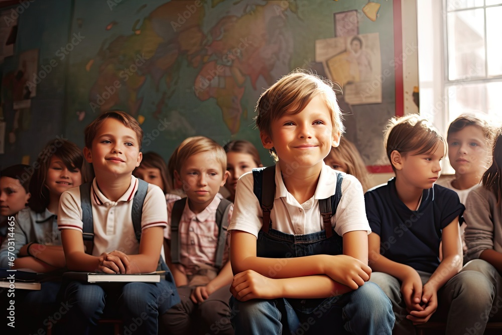 Classroom Floor Sitting Pupils School Elementary Group education pupil ...