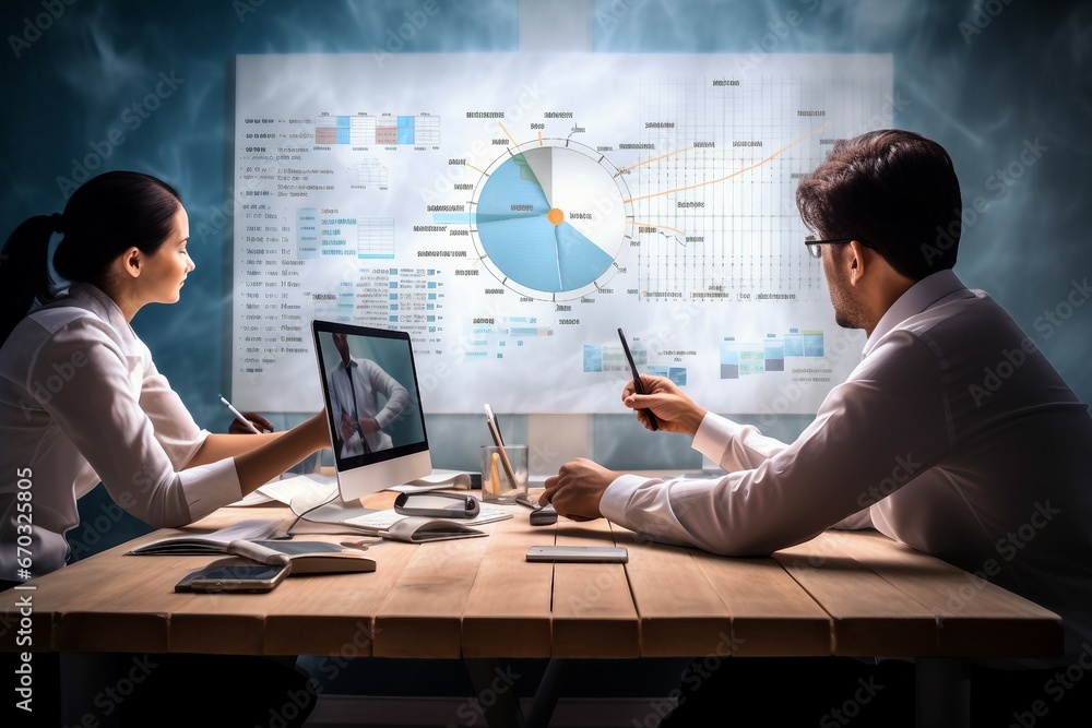 business computer planning schedule updating team management project ...