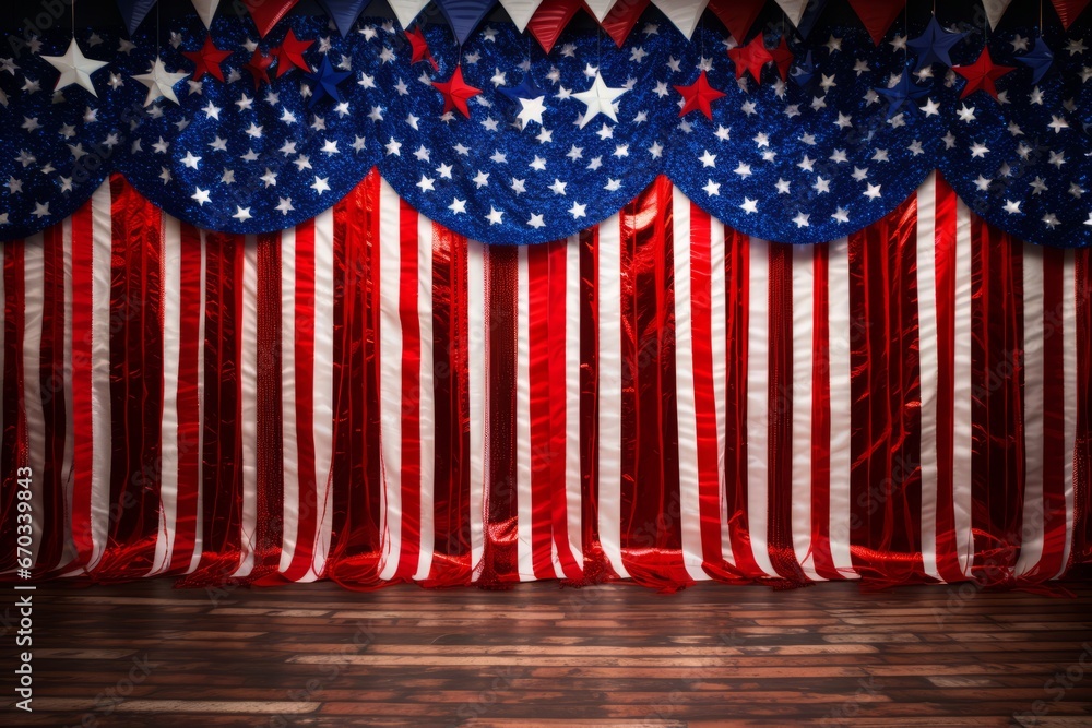 Celebrate American heritage and pride in this iconic backdrop Stock ...