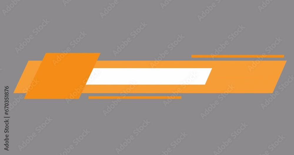 Lower third Alpha design. Designed Lower third animation in 4k - Alpha ...