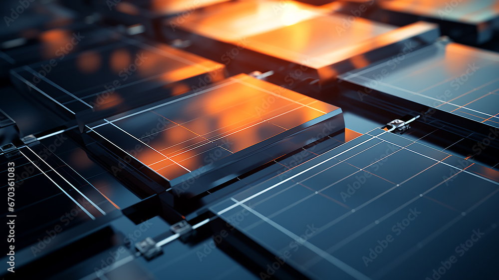 texture of solar panels, solar energy batteries, green transition ...