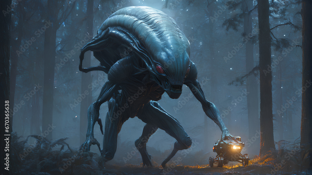 Aliens in the Heart of the Forest: an extraterrestrial encounter in the ...