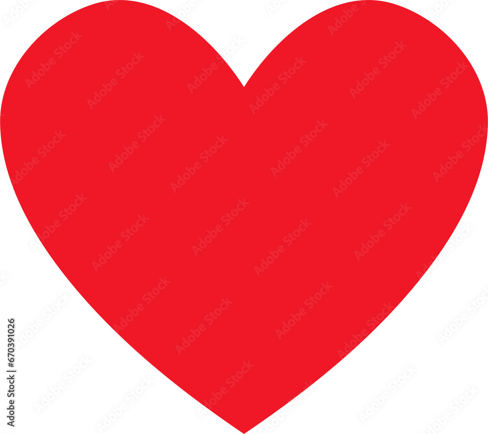 Red heart icons collection. Different styles of hearts set. Red heart ...