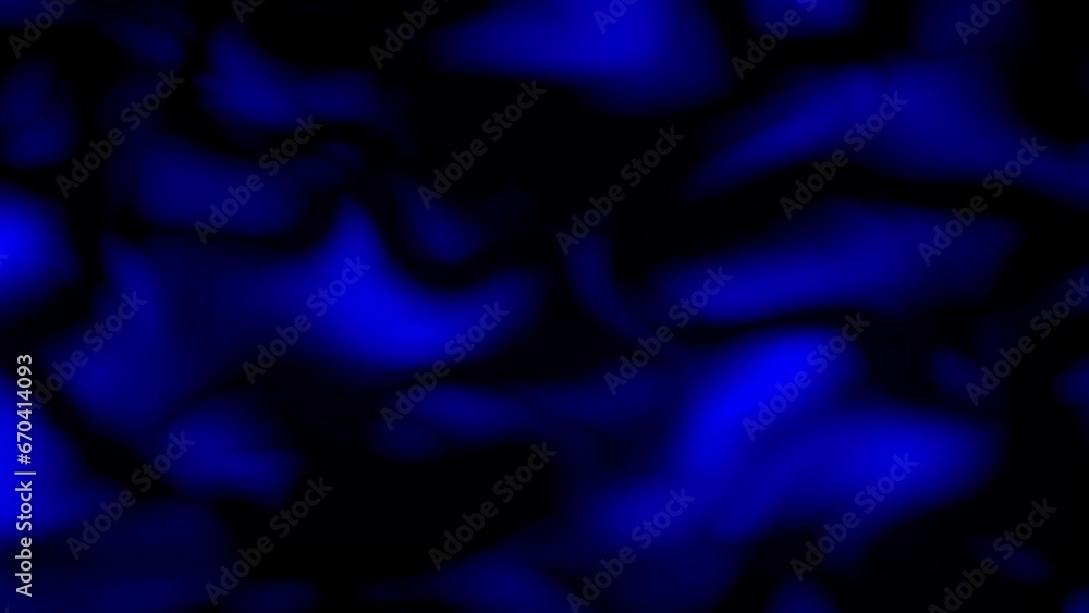 4k deep blue liquid abstract animated background. Dark fluid water ...
