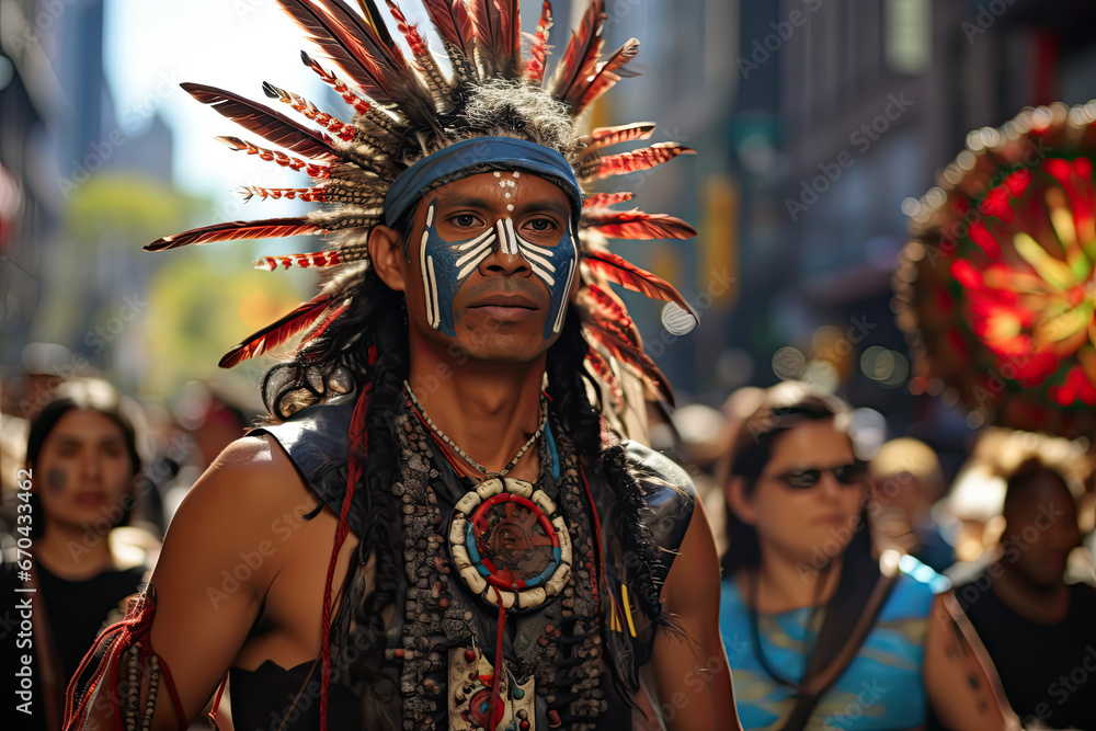 Support indigenous rights preserve cultural heritage. Stock ...