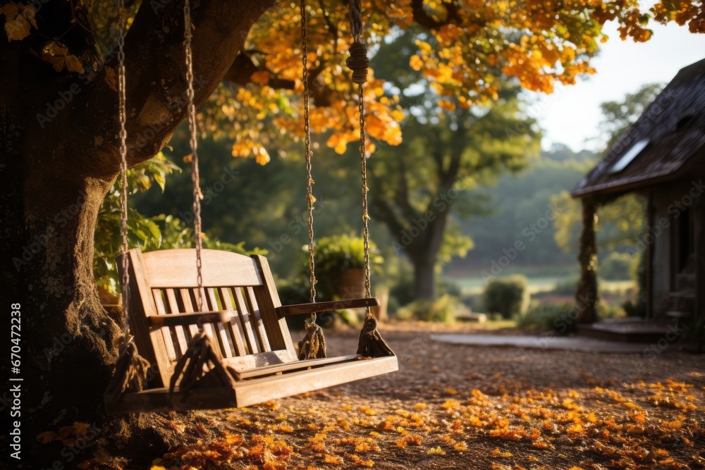 Backyard tree swing bringing joy to children and adults alike ...