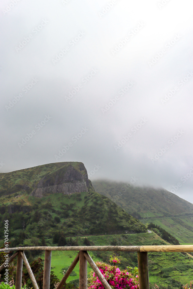 Flores Island. Enchanted Forest. Magical and mysterious place ...