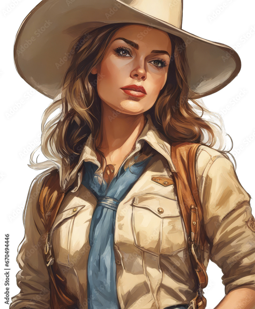 Cowgirl clipart png 3d western girl clipart Rodeo Woman Cowgirl Style Clipart Rustic Fashion ...