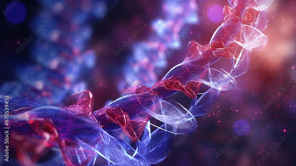 RNA Polymerase II transcribing DNA into RNA. It unwinds DNA strands ...