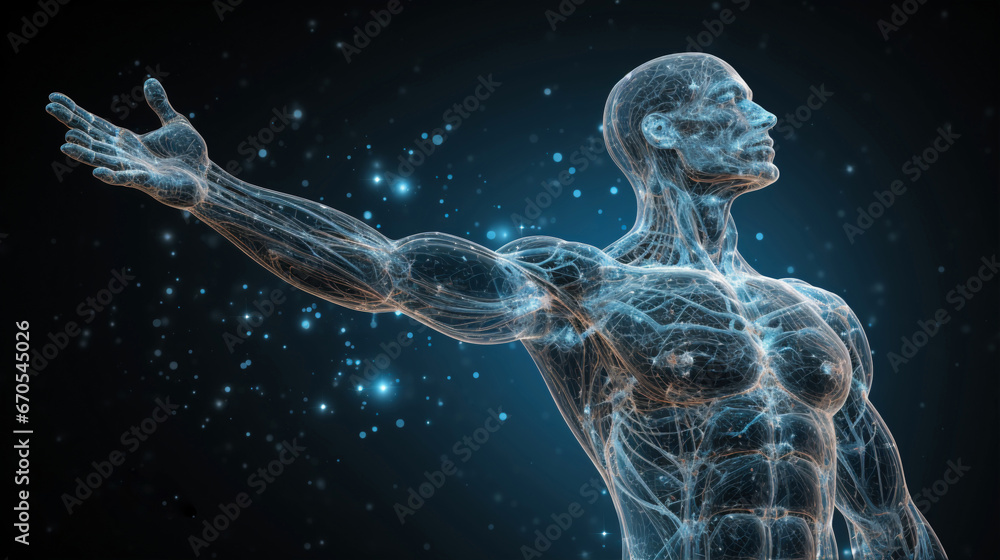 Neurology, cognition, neuronal network, scientific concepts ...