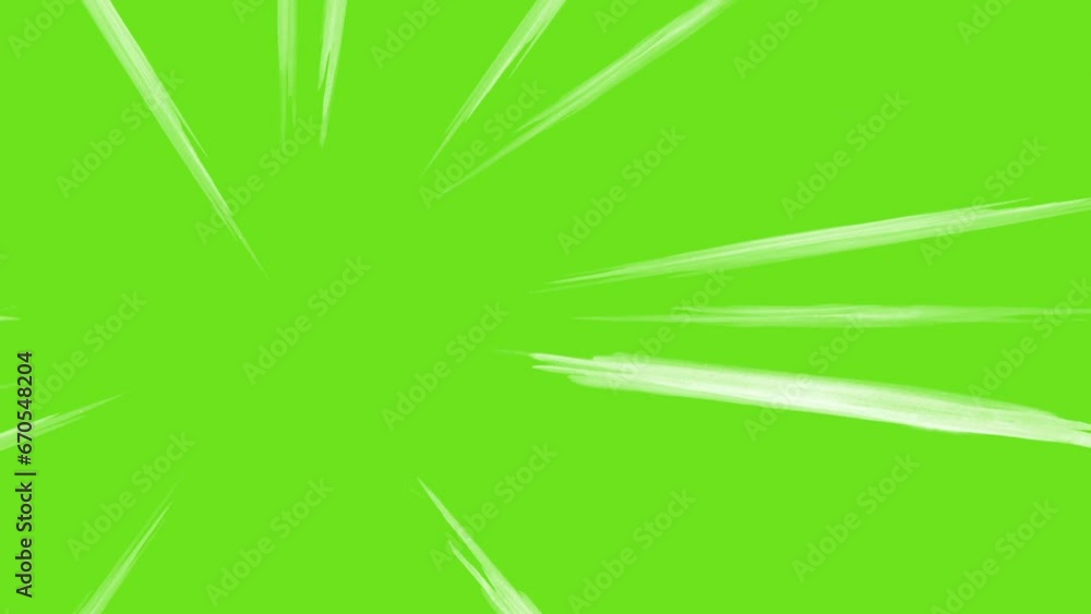 4K Animation Loop Anime Comic Speed Lines. Anime motion background ...