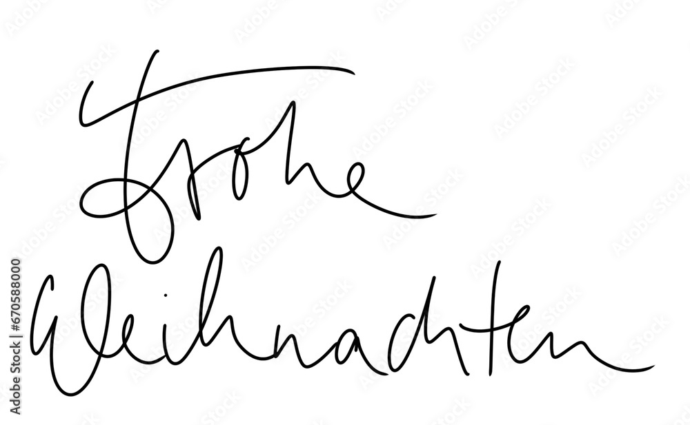 Frohe Weihnachten handlettering handwritten xmas christmas german ...