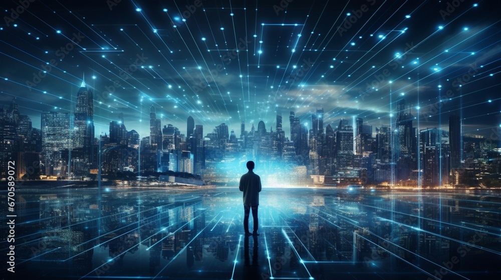 a serene environment where data scientists work diligently to unlock ...