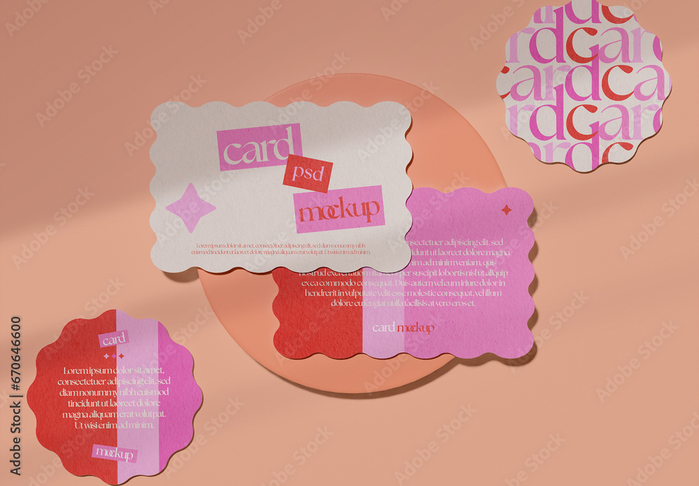 Cards Mockup Stock Template | Adobe Stock
