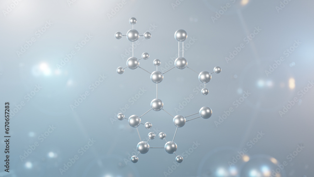 levetiracetam molecular structure, 3d model molecule, anticonvulsants ...