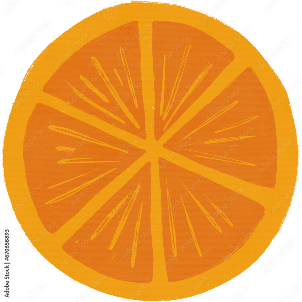 orange, orange cross section, fruit cross section, orange cross section ...
