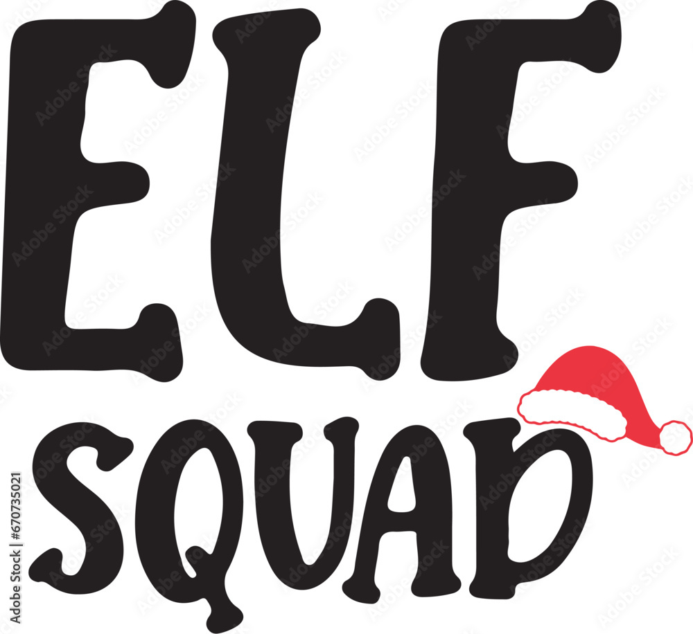 Elf squad digital files, svg, png, ai, pdf, ready for print, digital ...