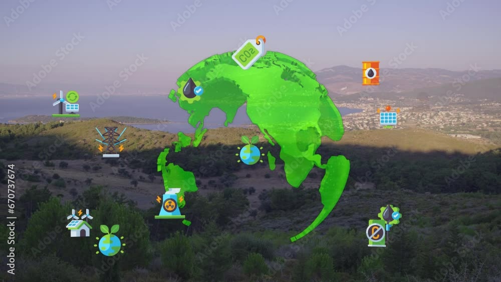 Environmental technology concept. Sustainable development goals. SDGs ...
