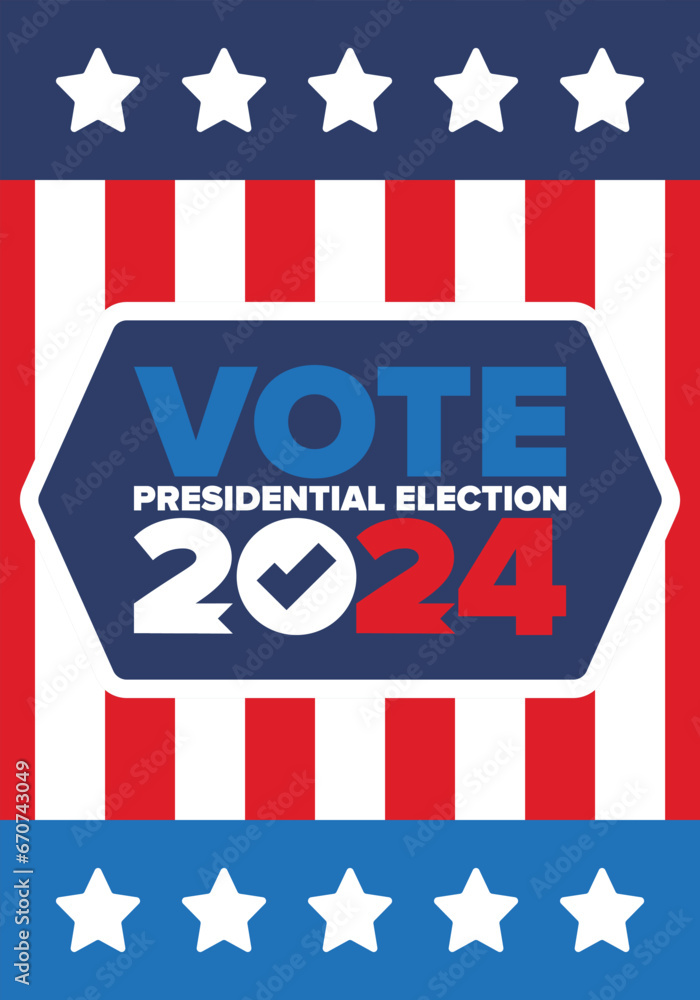 Presidential Election 2024 in United States. Vote day, November 5. US ...