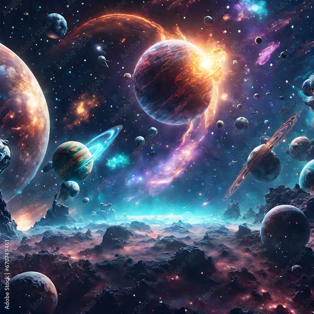 Magnificent space background, mysterious universe, perfect for zoom ...