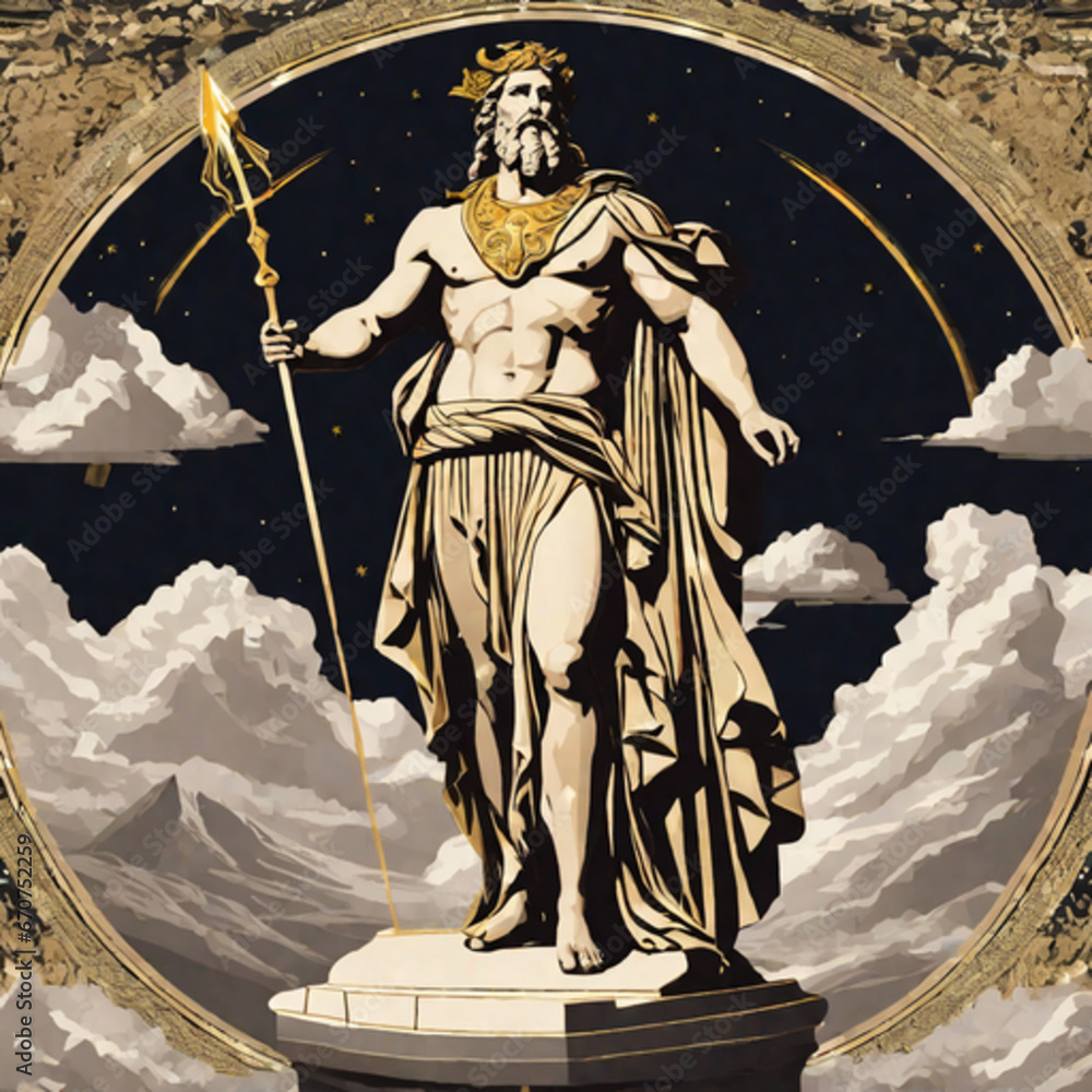 Python Import Matplotlibpyplot As Pltozeusclassic Styledescription The Image Shows Zeus Facing